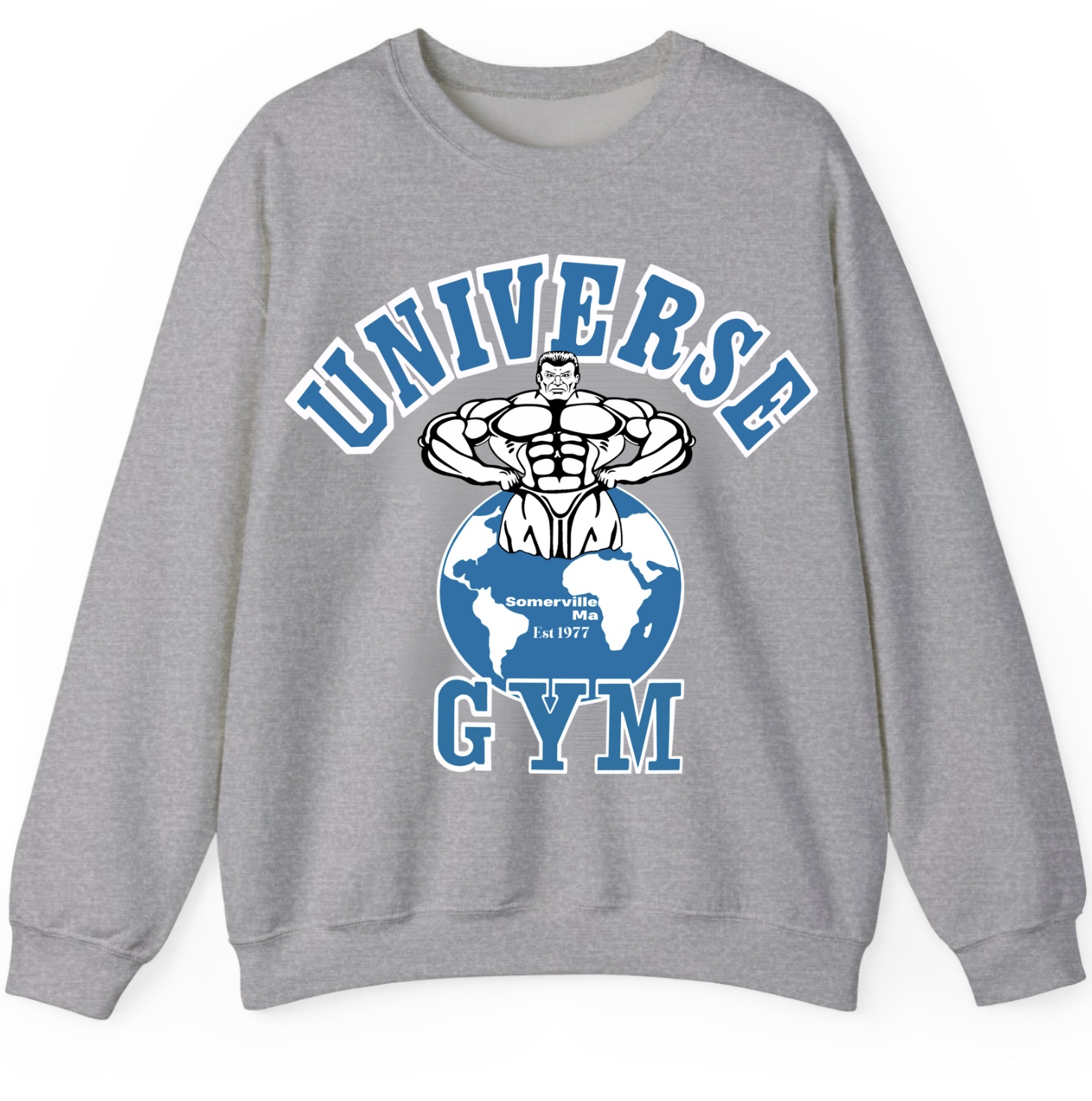 Universe Gym Sweatshirt - New for 2025 (Blue Logo) - BARBARIAN UNIVERSE
